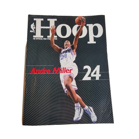 NBA | Other | Vintage Nba Hoop Basketball Magazine Andre Miller Cover ...
